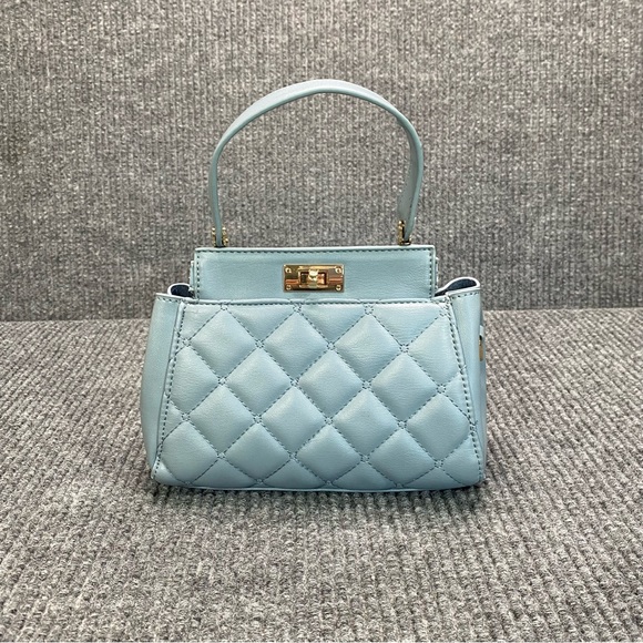 Grossi | Bags | Grossi Slate Blue Handbag | Poshmark